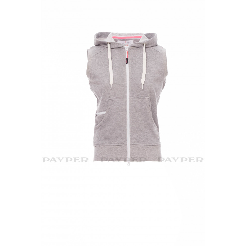 Gilet Con Cappuccio Skeleton Unisex Felpa Senza Maniche Streetwear